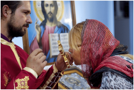 Kissing the Priest’s Hand – Greek Orthodox Christian Society